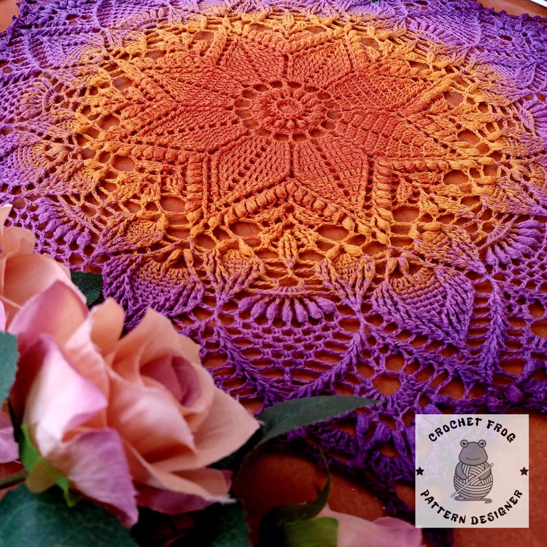 GAJA Crochet Mandala - Pdf Pattern (only Charts/diagram) - Etsy