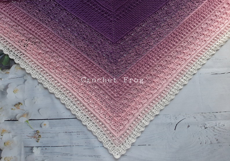 MILAGROS Crochet Shawl - PDF Pattern (charts/diagram) - Etsy
