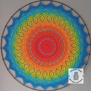 AZTEC SUN Crochet Mandala - Pdf Pattern (only Charts/diagram) - Etsy