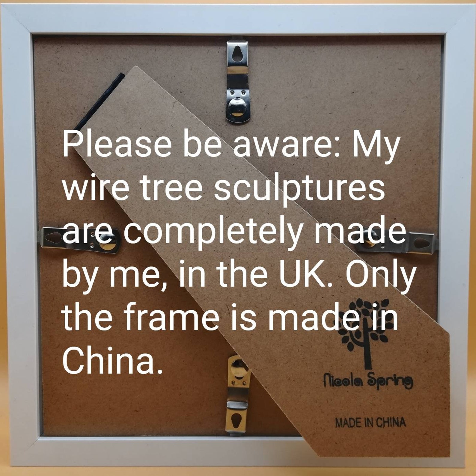 Rare Collectible Handmade Framed Wire Bonsai Picture Unique - Etsy