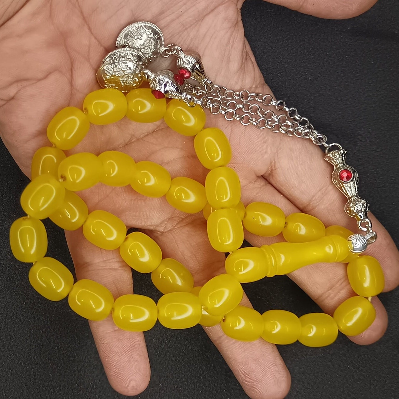 Amber Bakelite Faturan 33 Beads, Special Series, Master's Workmanship ...