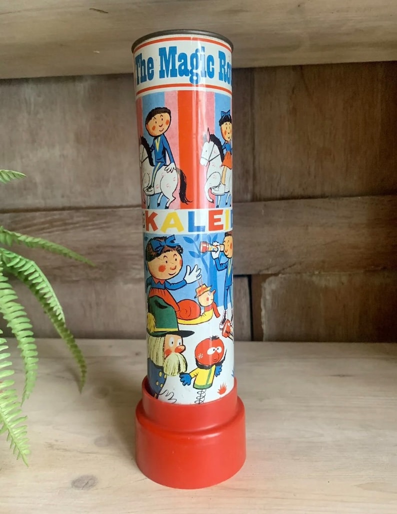 Original Vintage 1960s Magic Roundabout Kaleidoscope Tin Toy ...