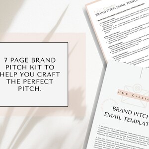 UGC Creator Brand Pitch Email Kit Templates for Canva - UGC Pitch ...