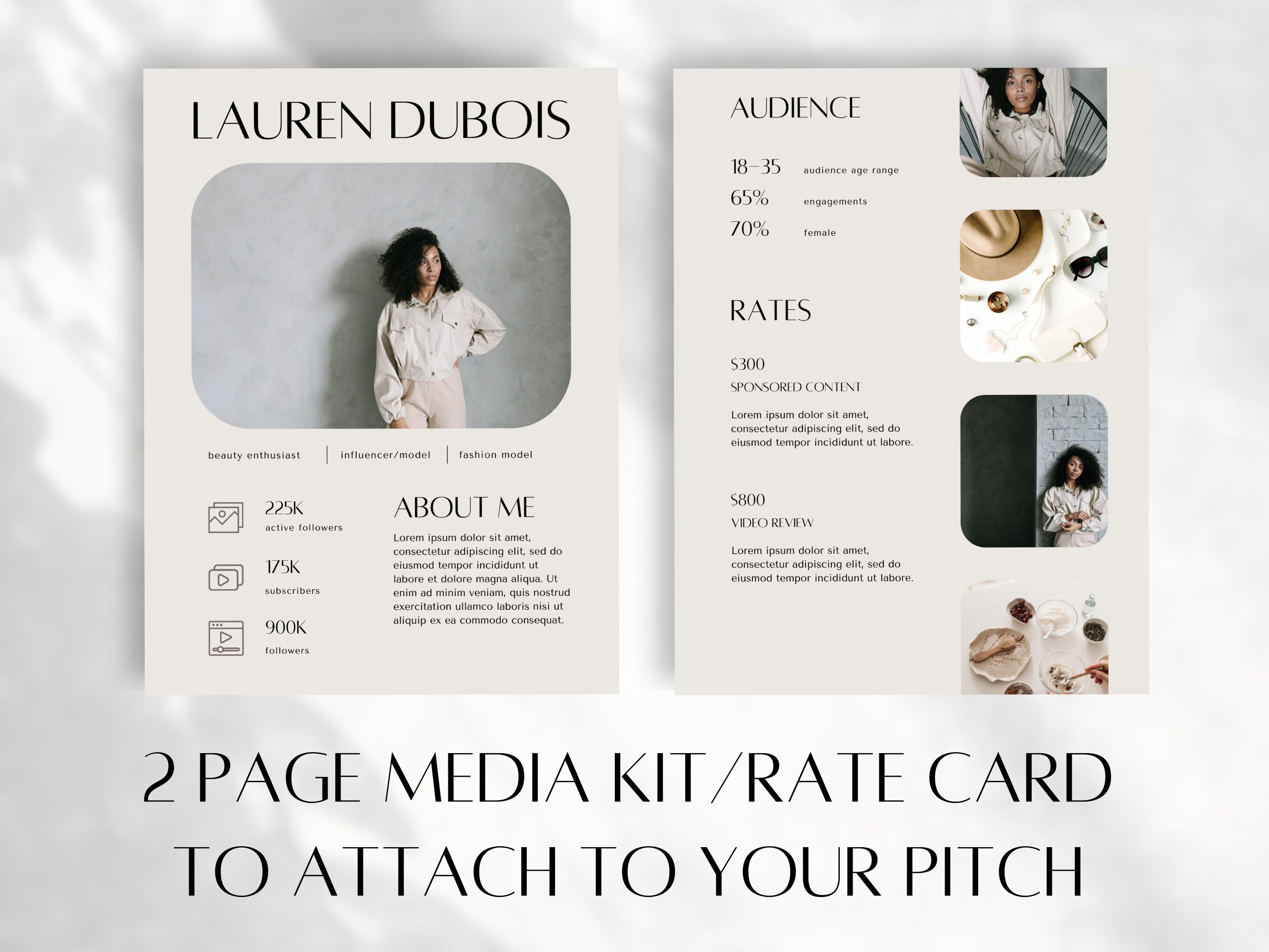 UGC Creator Brand Pitch Email Kit Templates for Canva - UGC Pitch ...