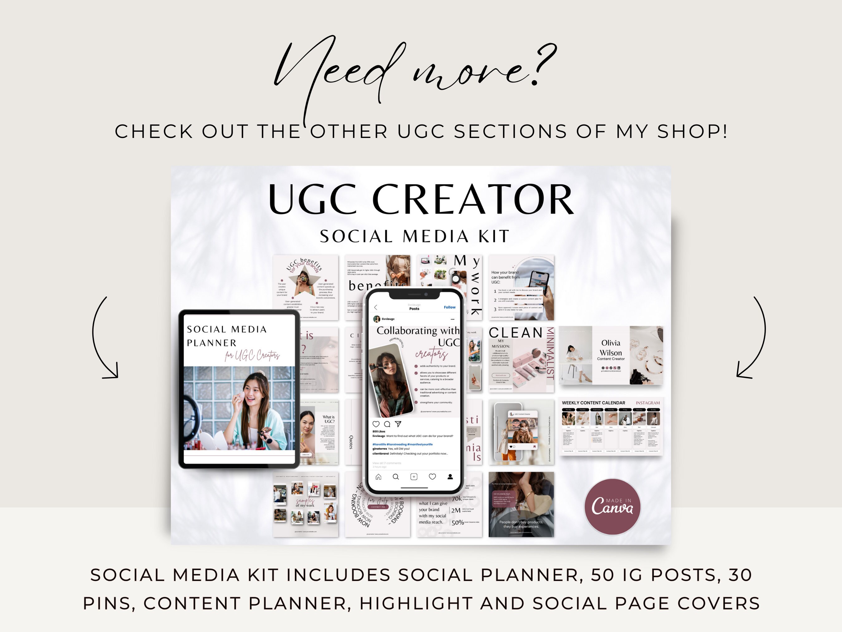UGC Creator Brand Pitch Email Kit Templates for Canva - UGC Pitch ...