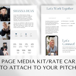 UGC Creator Brand Pitch Email Kit Templates for Canva - UGC Pitch ...