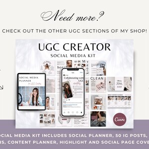 UGC Creator Brand Pitch Email Kit Templates for Canva - UGC Pitch ...