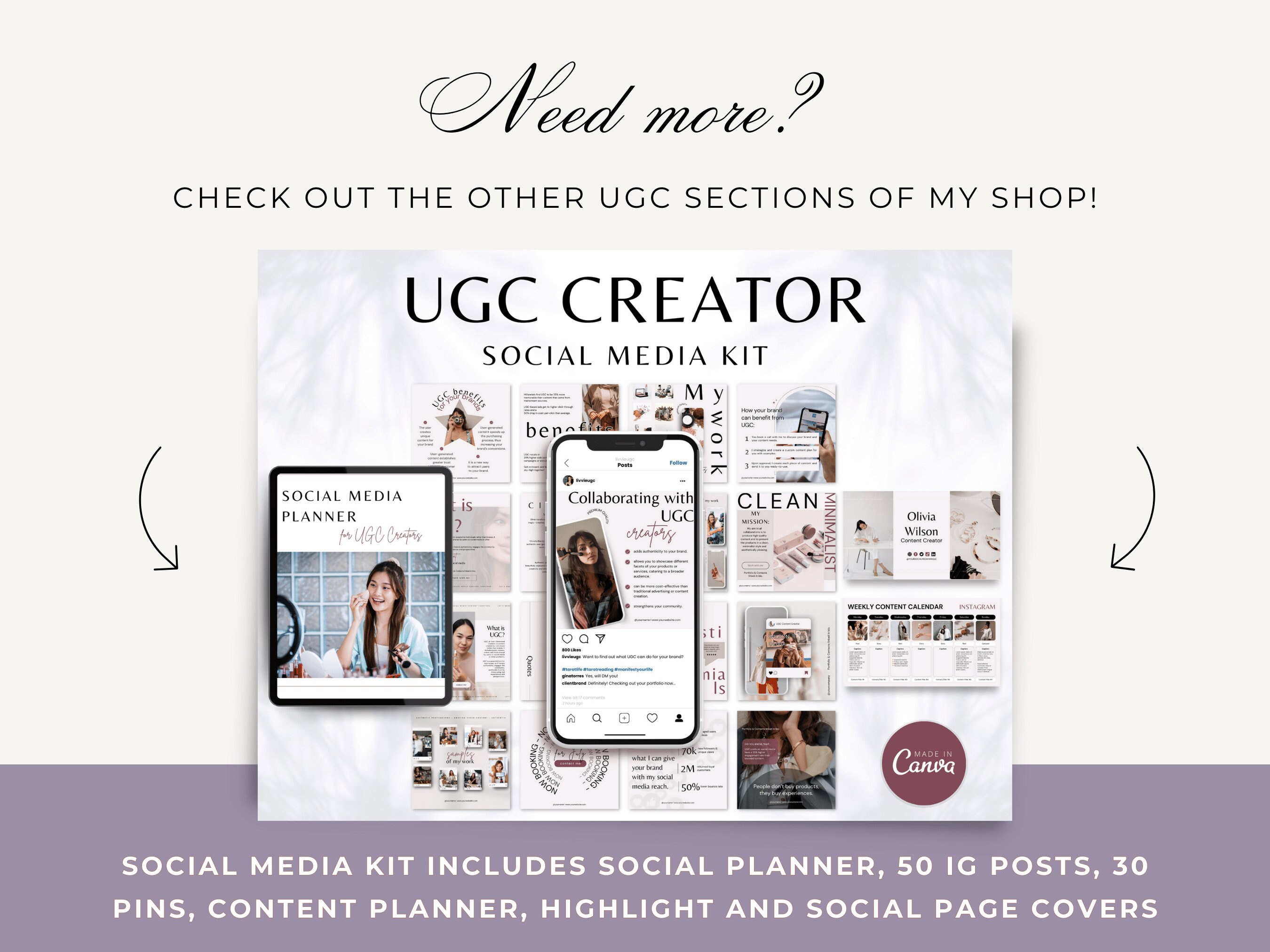 UGC Creator Brand Pitch Email Kit Templates for Canva - UGC Pitch ...