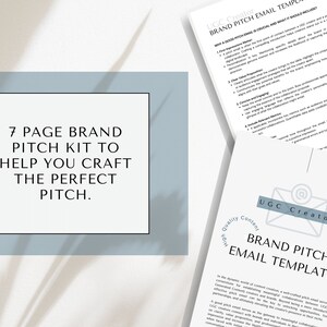 UGC Creator Brand Pitch Email Kit Templates for Canva - UGC Pitch ...