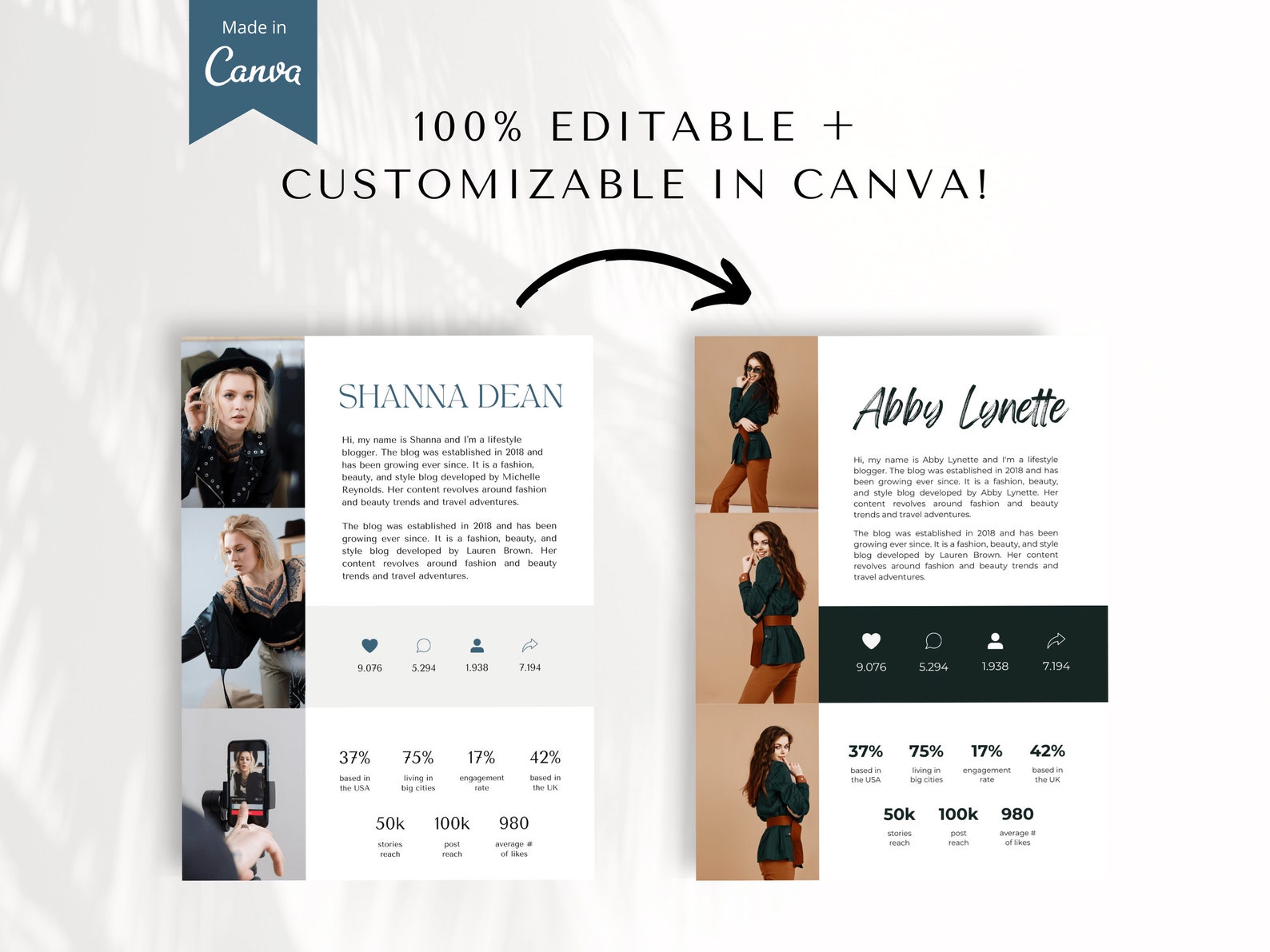 UGC Creator Brand Pitch Email Kit Templates for Canva - UGC Pitch ...
