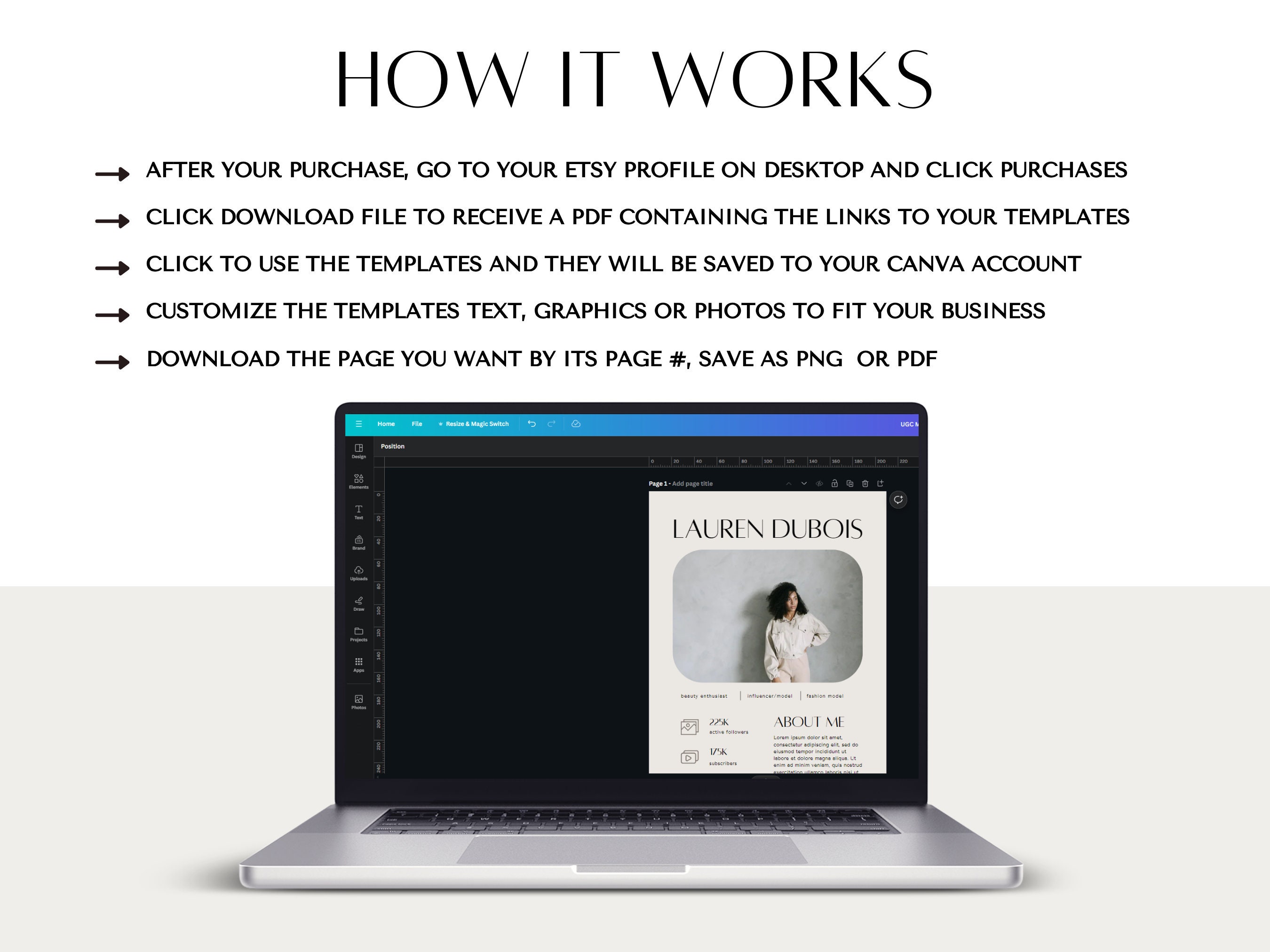 UGC Creator Brand Pitch Email Kit Templates for Canva - UGC Pitch ...