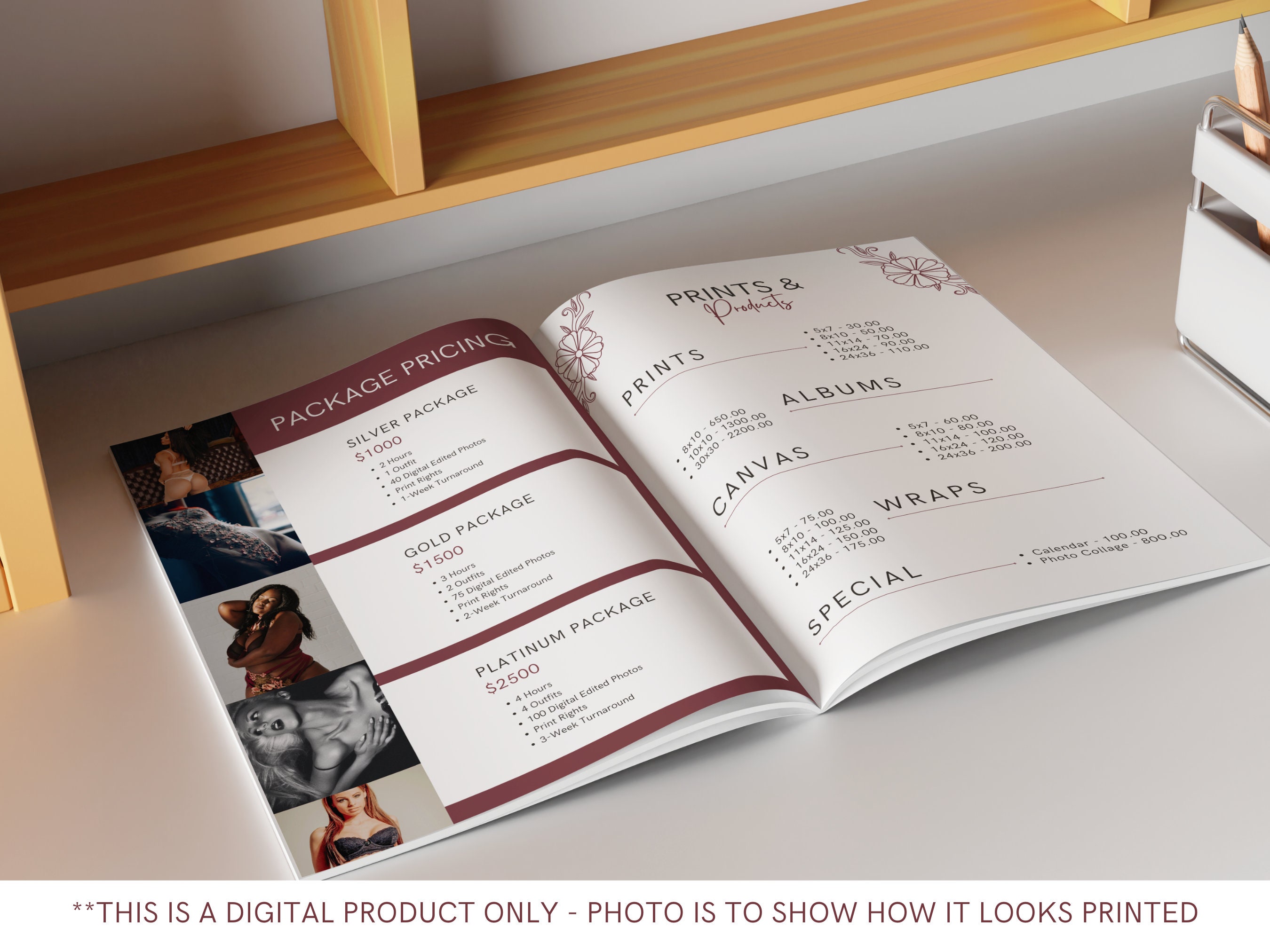 Boudoir Client Welcome Guide Canva Template - Session, Shoot ...