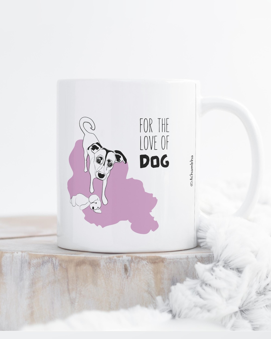 Funny Dog Coffee Mug - Quirky Pet Parent Cup - for the Love of Dog ...