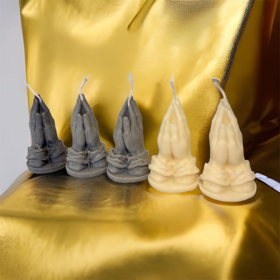 Praying Hands Candle Religious Candle Holy Communion Gift - Etsy