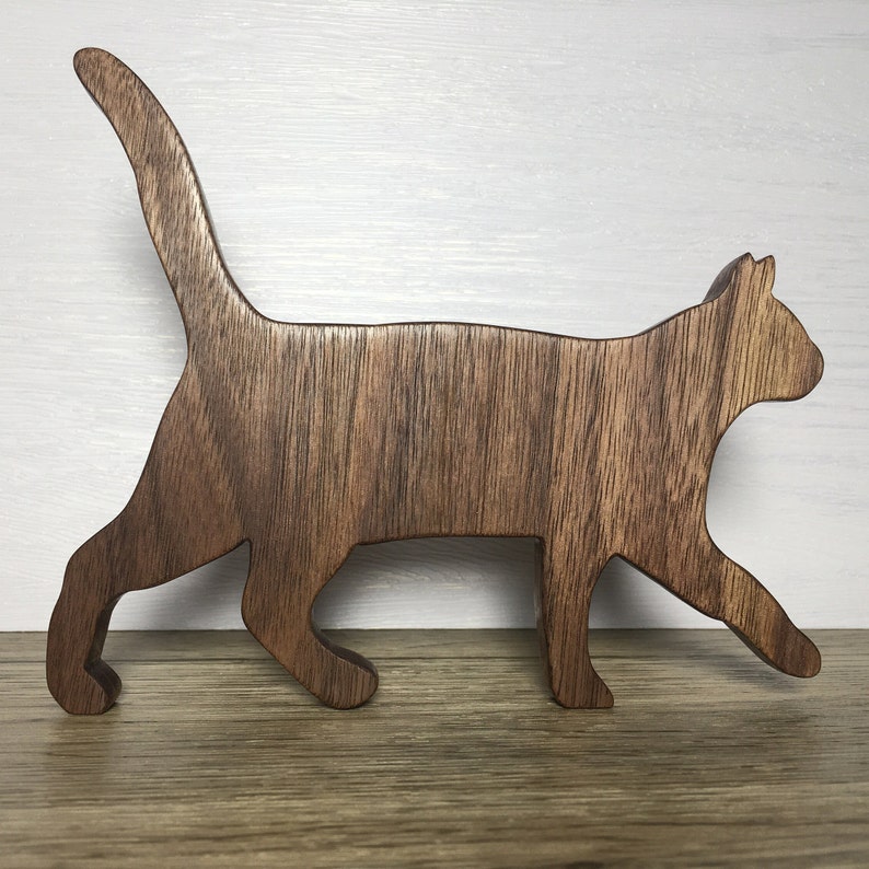 Walking Walnut Cat - Etsy