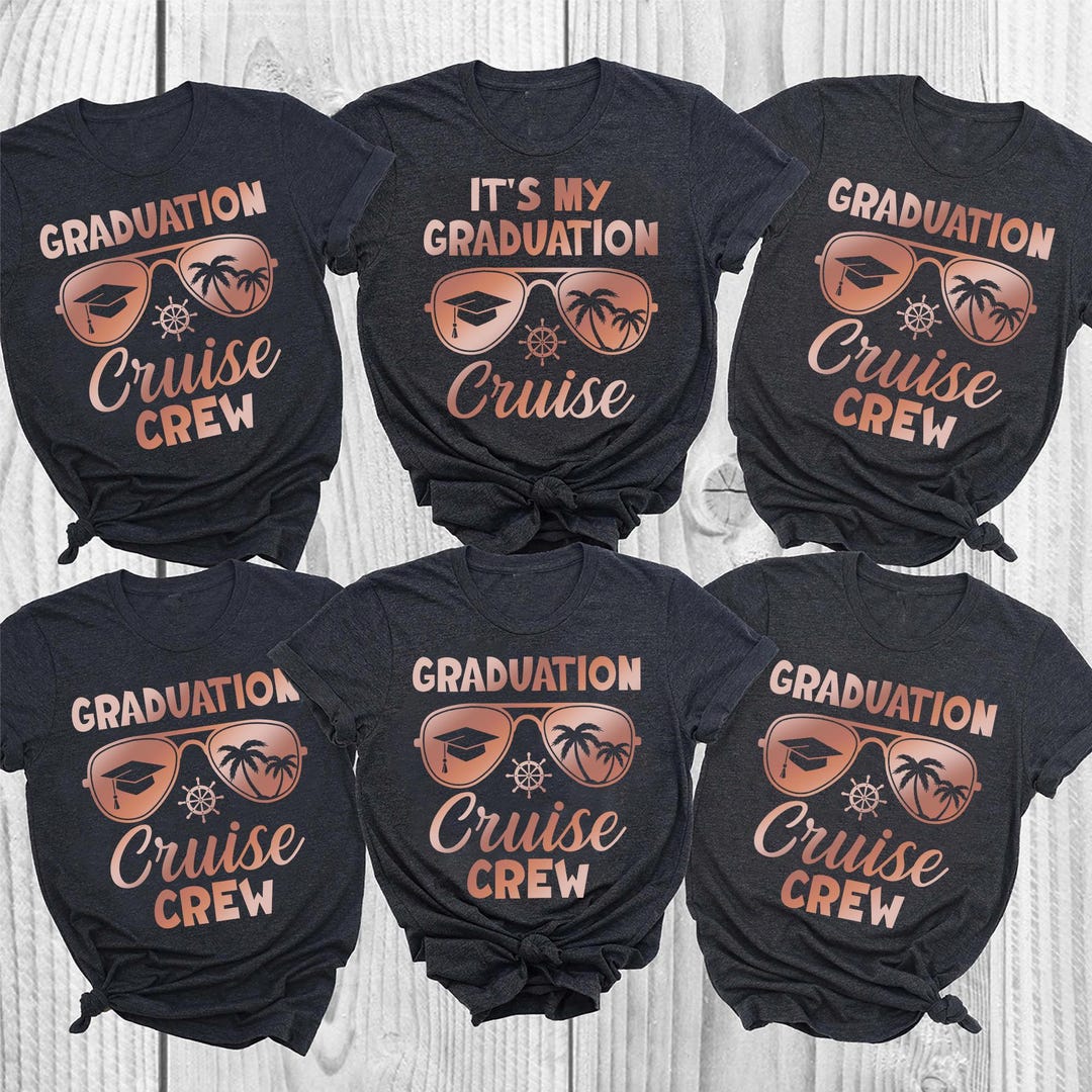 Graduation Cruise Shirts for Family, Matching Senior Trip Tees, Class ...