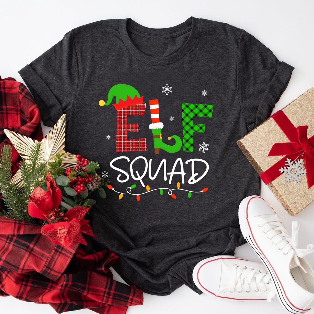 Custom Elf Squad Tshirts, Matching Elf Shirts, Family Elf Tshirts ...