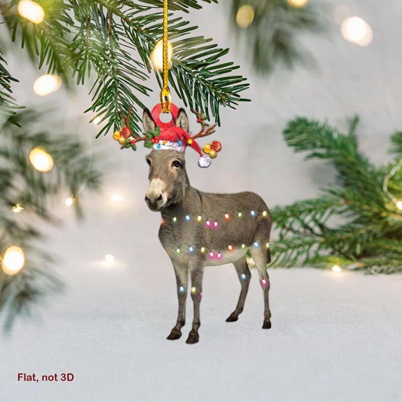 Donkey Ornament - Etsy