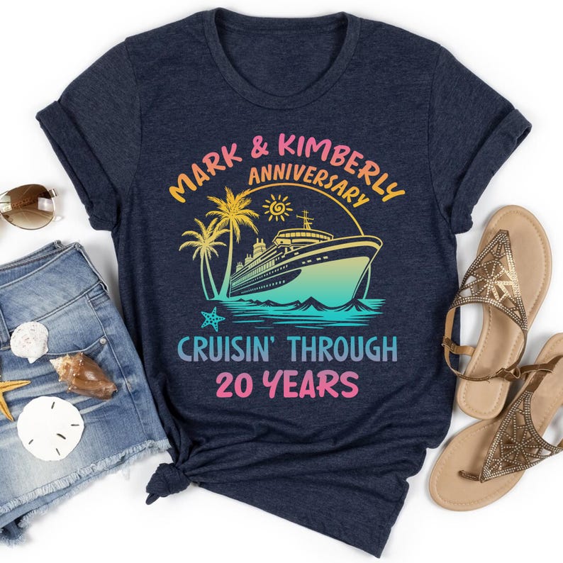 Anniversary Cruise Shirt, Matching Cruise Couple Tees, Romantic ...