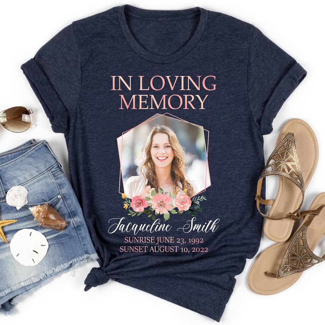 In Loving Memory Shirt, Personalized Memorial T-shirt, RIP Shirt ...