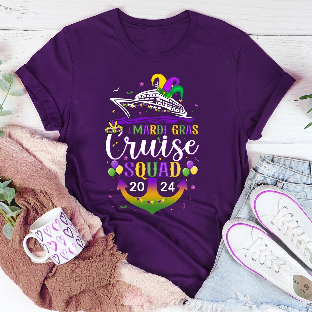 Mardi Gras Cruise Squad Shirts, Family Matching Carnival Shirt, Fat ...