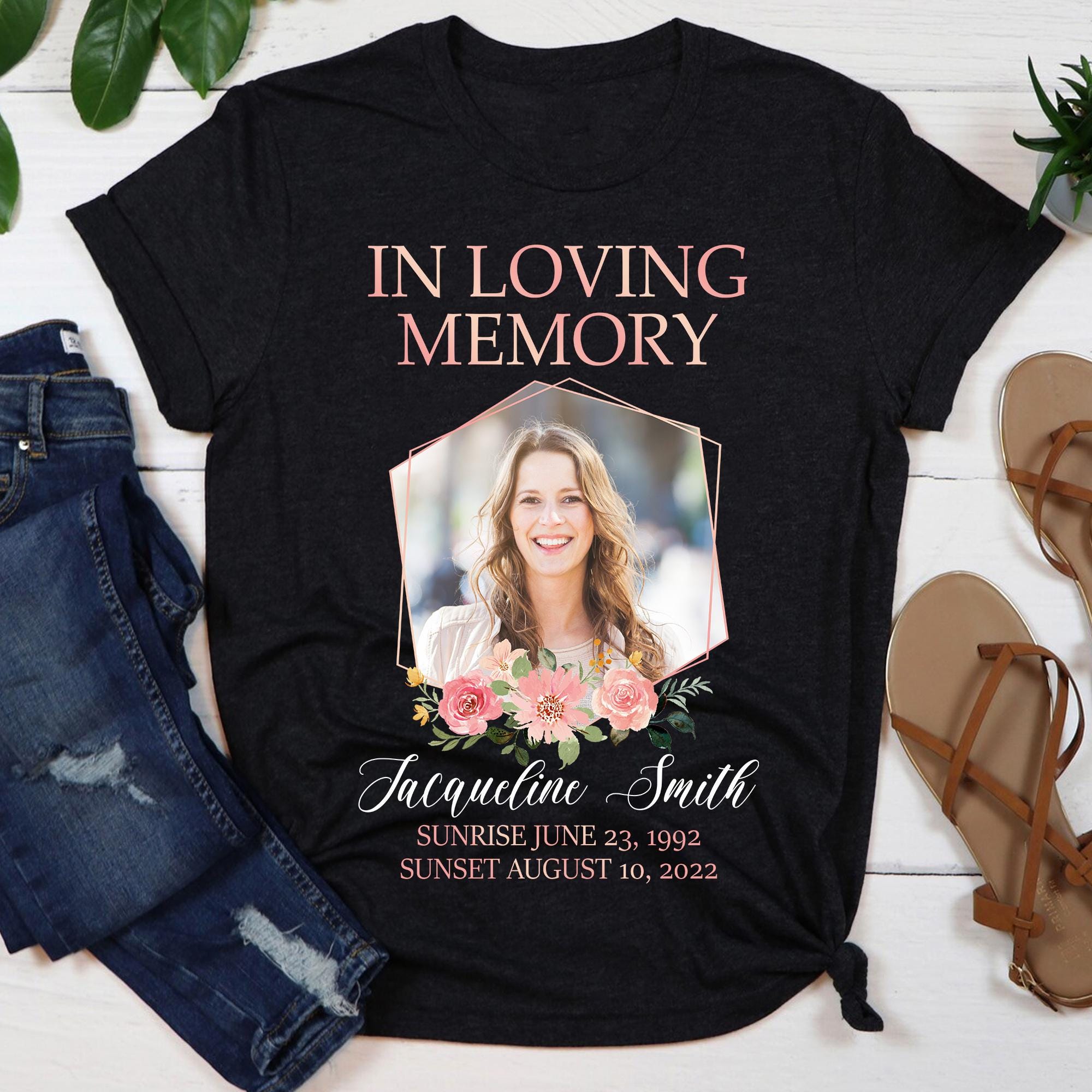 In Loving Memory Shirt, Personalized Memorial T-shirt, RIP Shirt ...