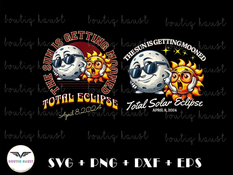 The Sun is Getting Mooned SVG PNG Digital Art Work Designed by ...