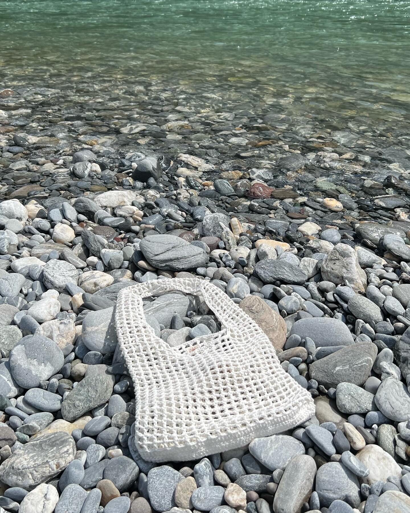 Seaside Tote Bag Crochet Pattern Eco-friendly Mesh Beach Bag Tutorial ...