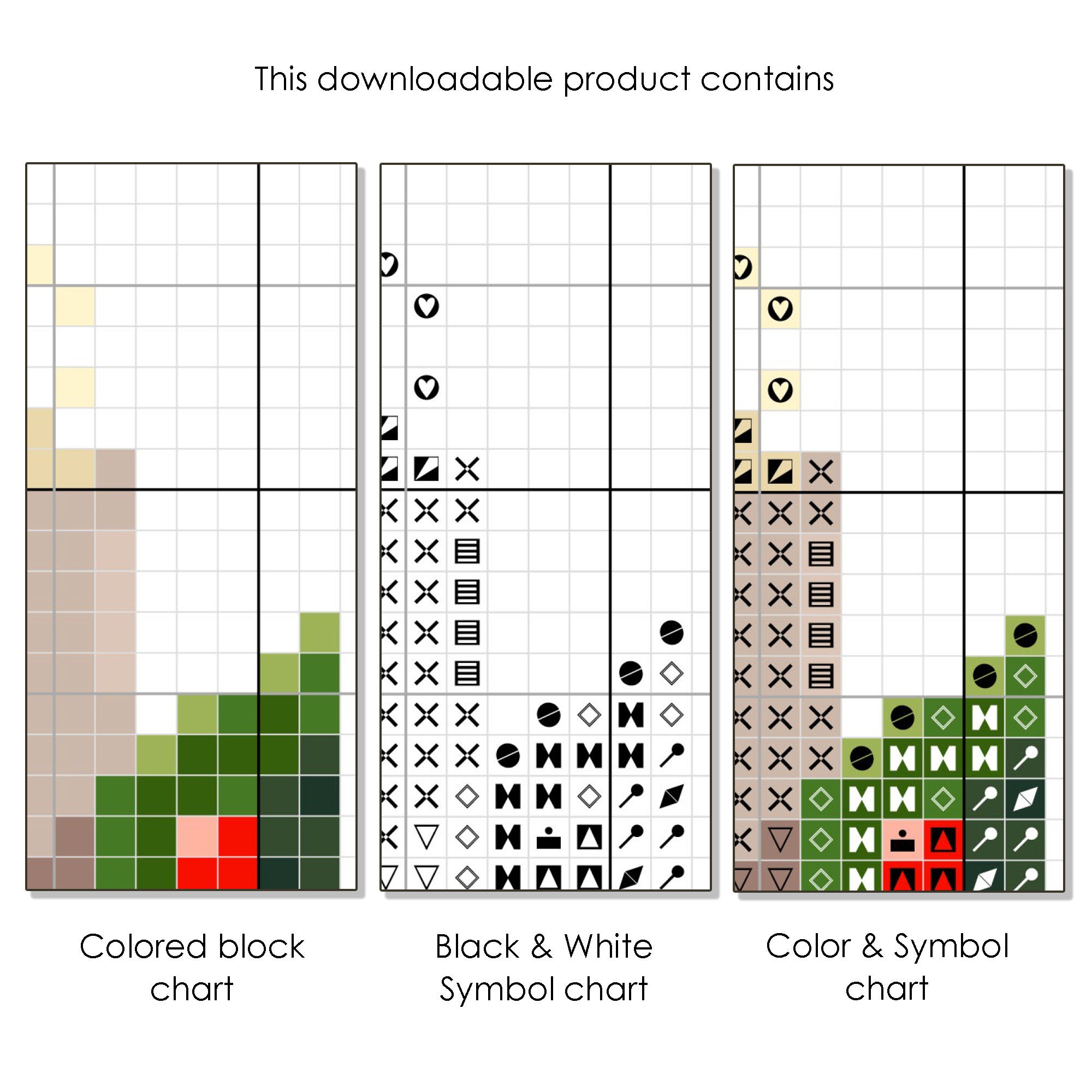Candle - PDF Cross Stitch Pattern, DIY Christmas Ornament, Gift ...