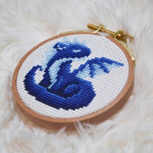 Tiny Dragons - PDF Cross Stitch Pattern, DIY Gift, Beginner Easy ...