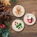 BUNDLE Christmas Crew PDF Cross Stitch Pattern, DIY Christmas Ornament ...