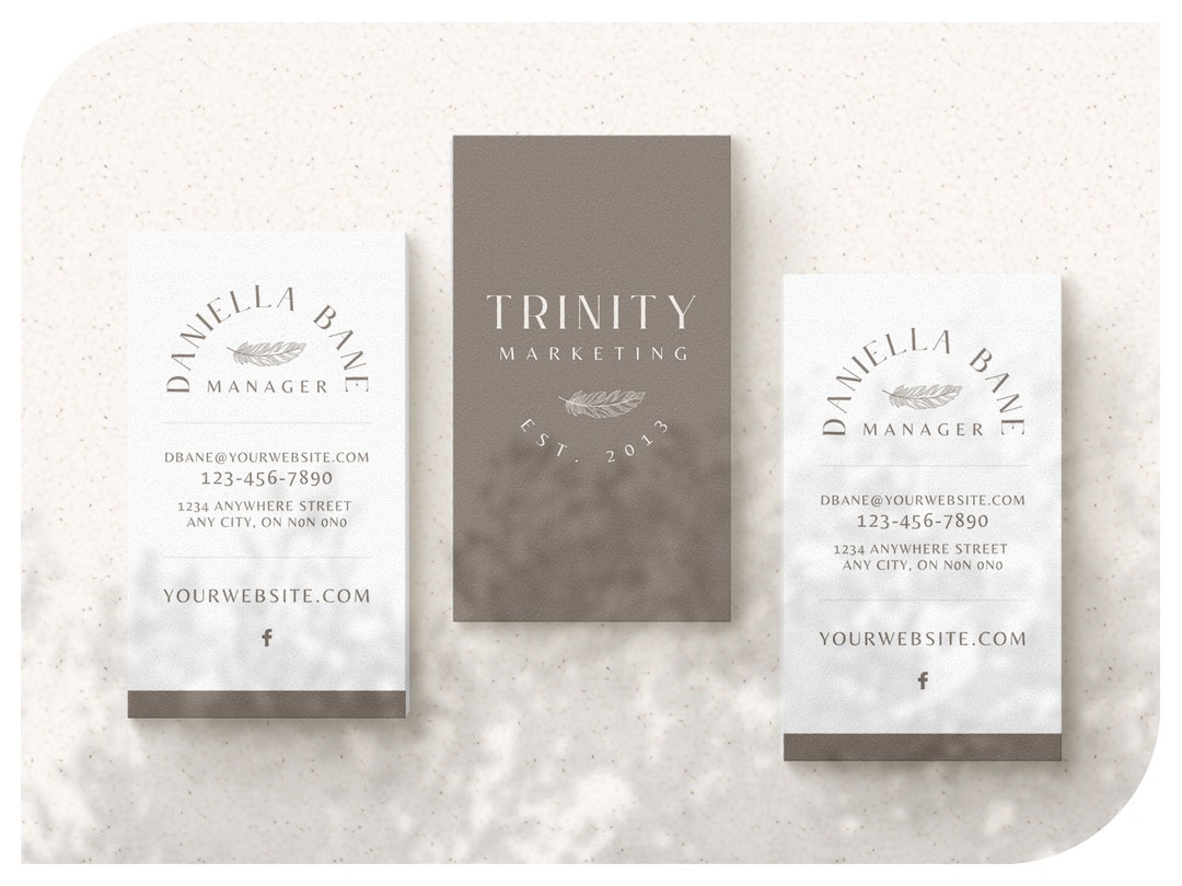 Simple Business Card Design, Unique Business Card, Marketing Small ...