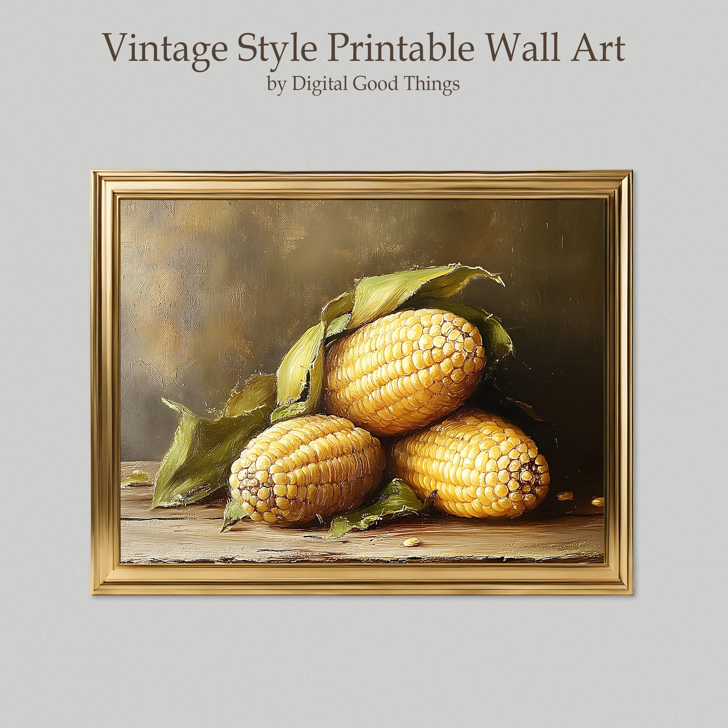 Vintage Vegetable Still Life Printable Set - Rustic and Moody Prints ...
