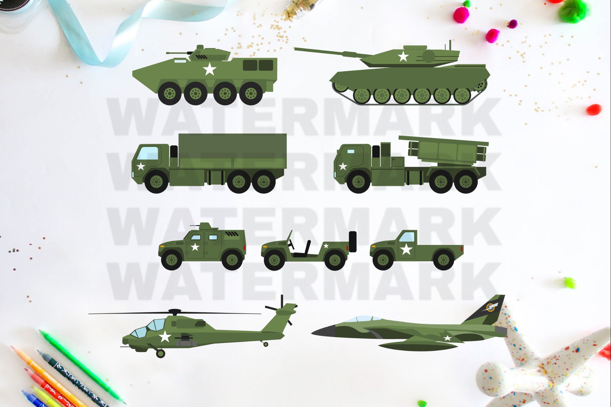 Military Vehicle Clipart