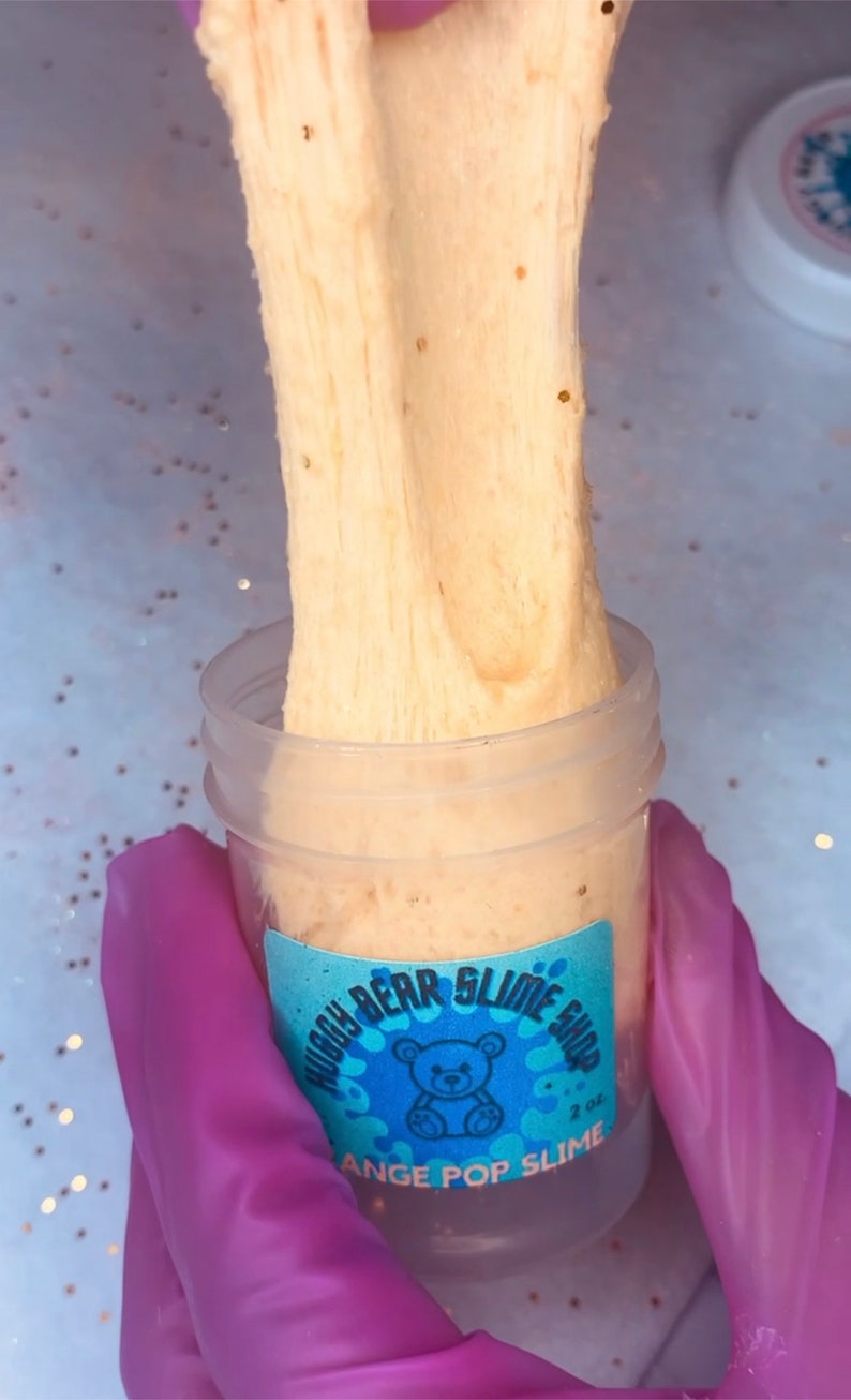 Orange Pop Slime - Etsy