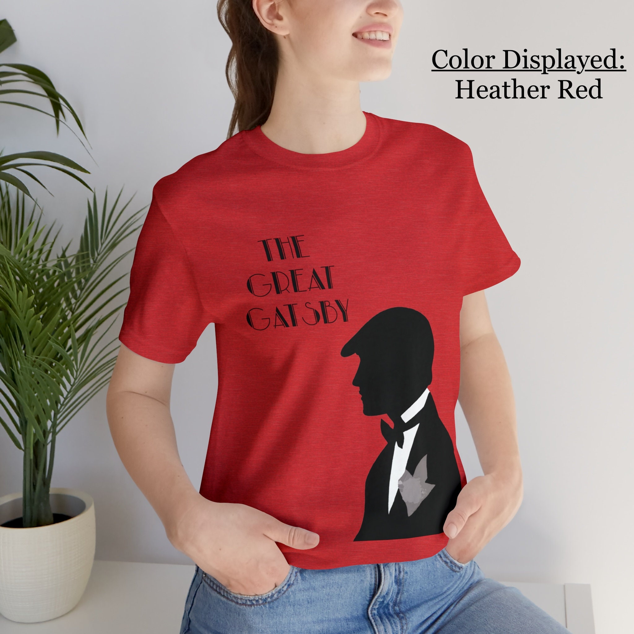 The Great Gatsby dapper Gent Silhouette: Bella Canvas unisex T-shirt - Etsy