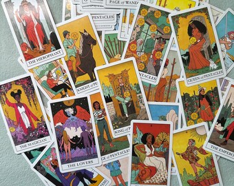Modern Tarot Deck - Etsy