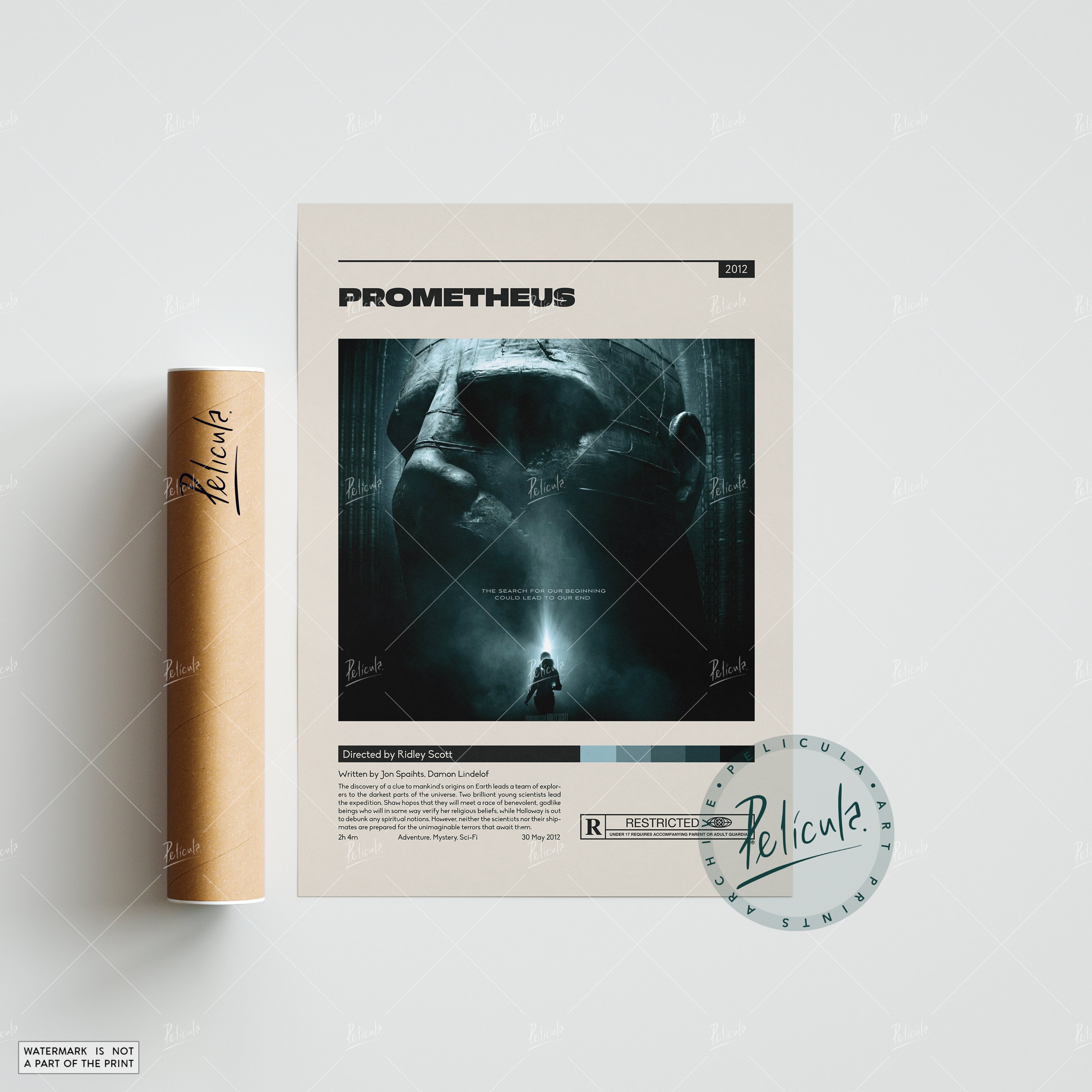 Prometheus Minimalist Poster