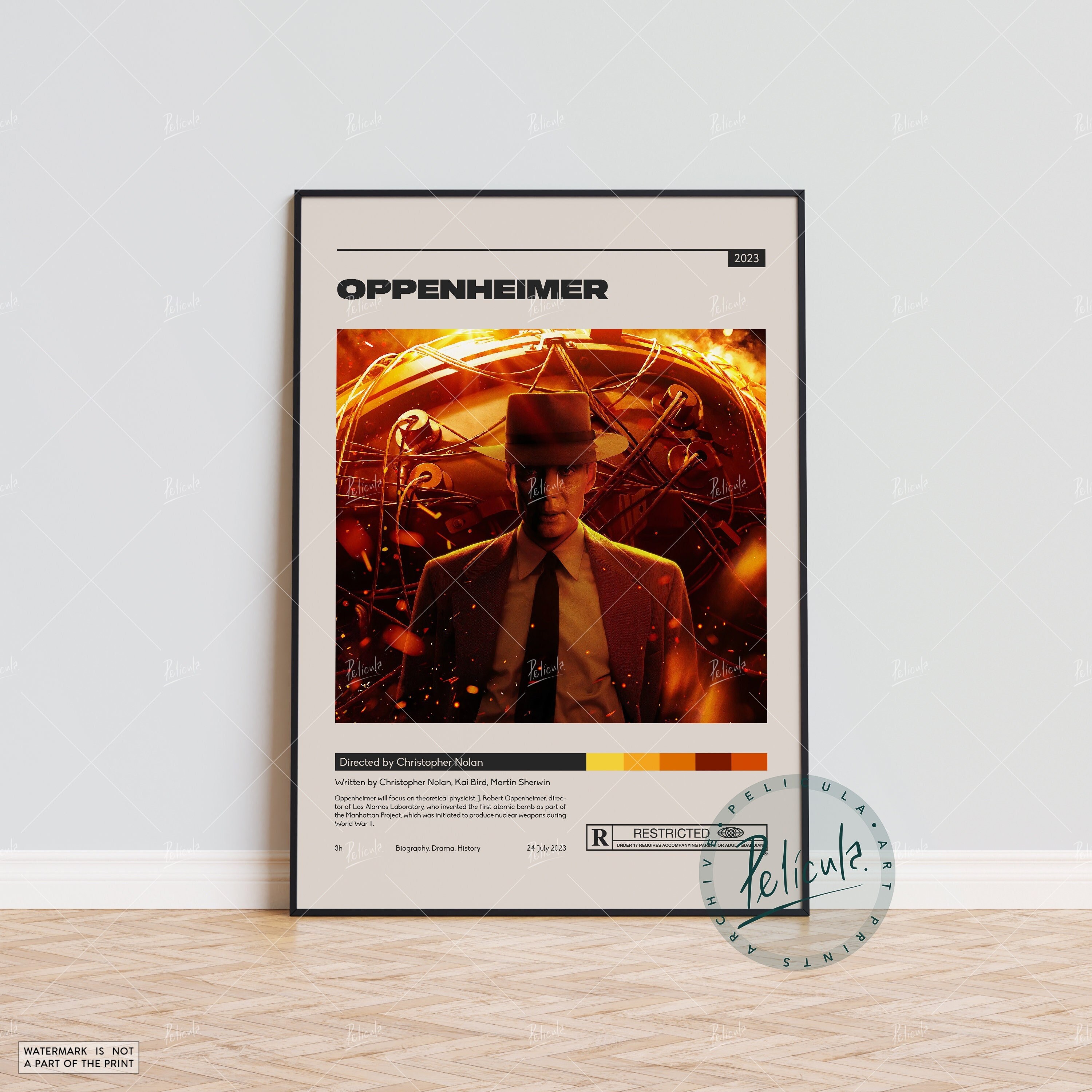 Oppenheimer Poster | Christopher Nolan