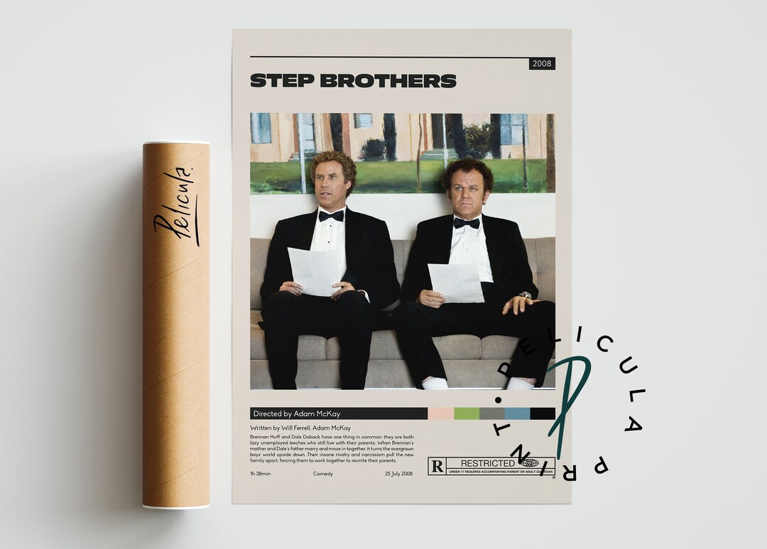 Step Brothers Poster Adam Mckay Minimalist Movie Poster - Etsy