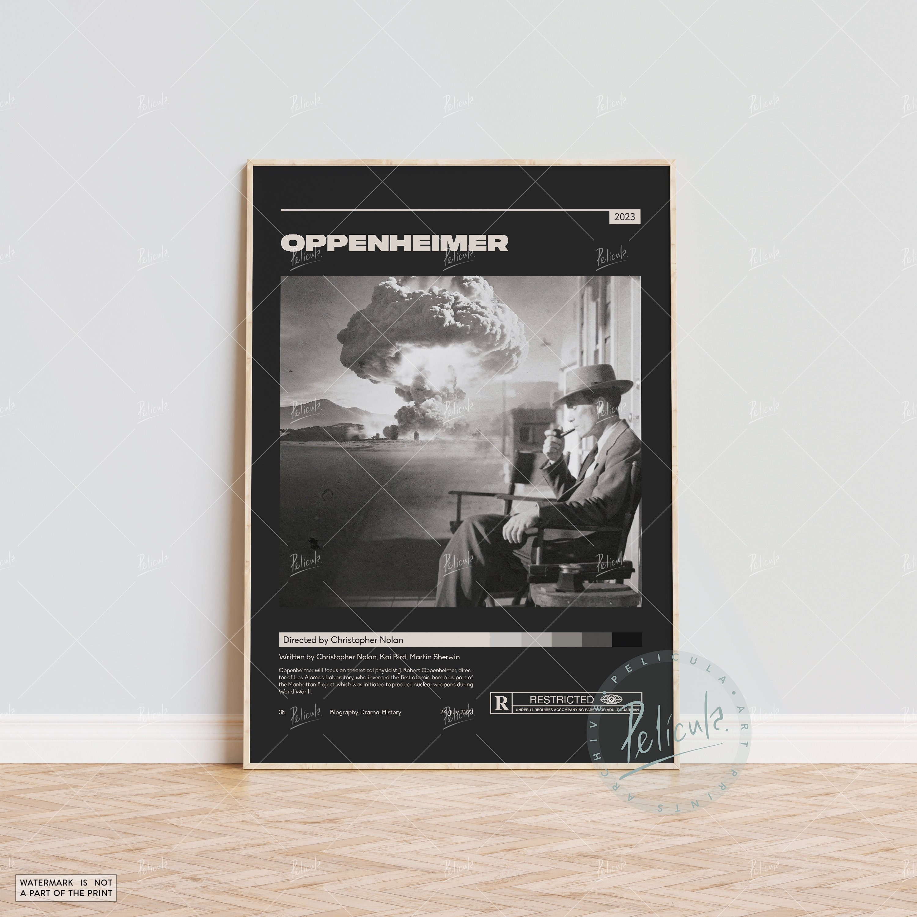 Oppenheimer Poster, Oppenheimer Movie 2023, Oppenheimer Merch ...