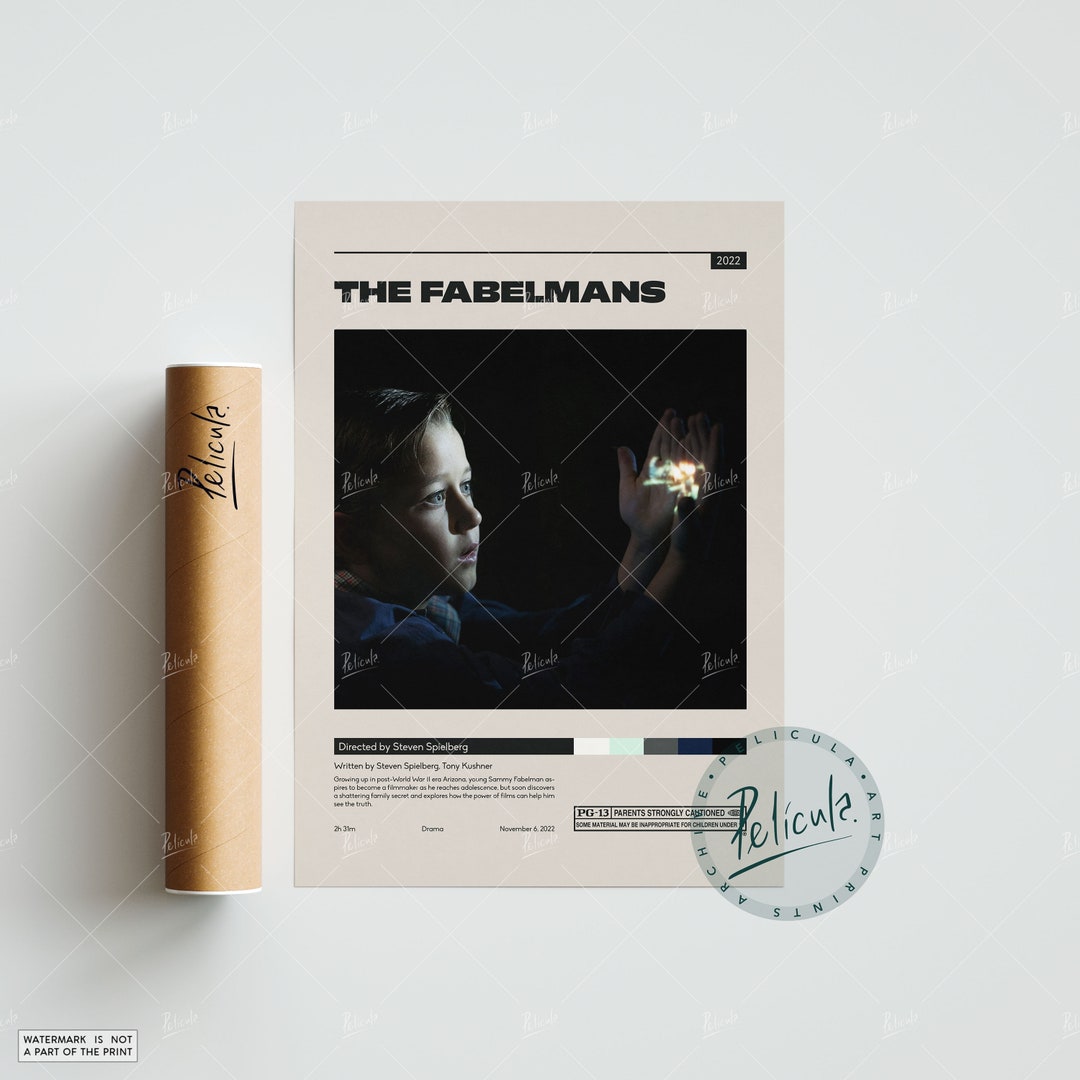 The Fabelmans Poster Steven Spielberg Minimalist Movie Poster Vintage ...