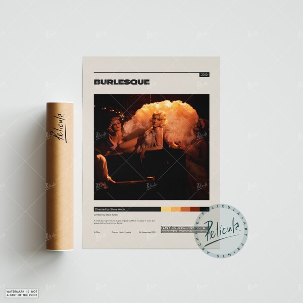 Burlesque Poster - Etsy UK