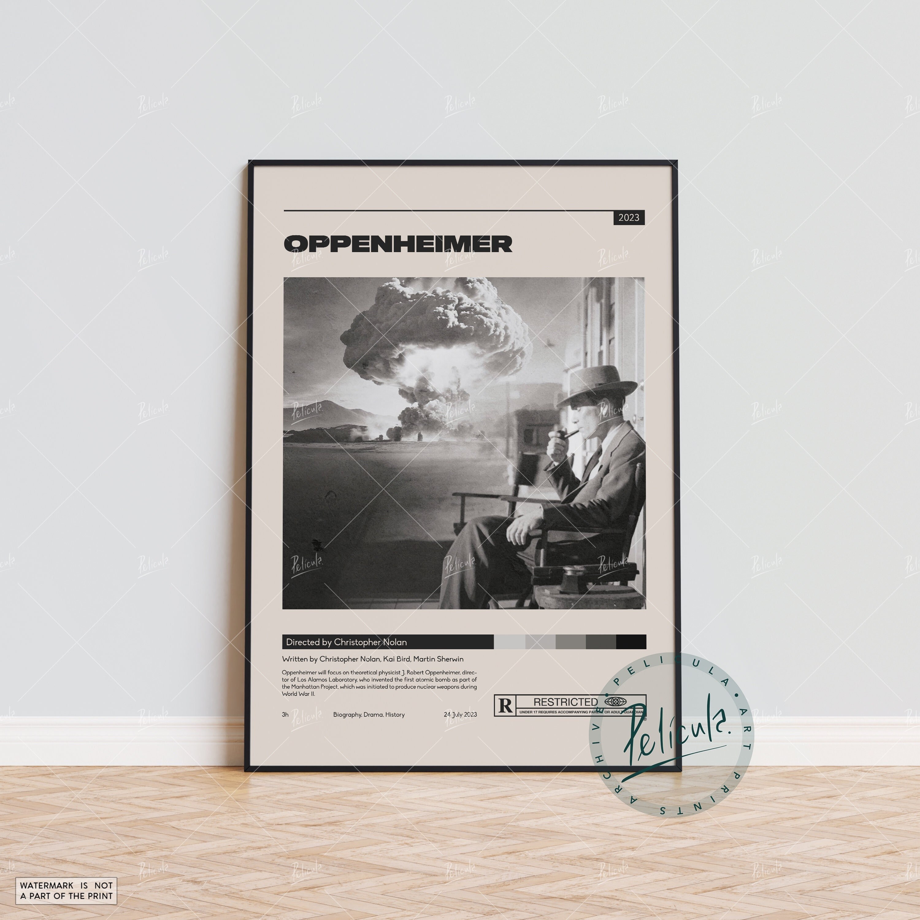 Oppenheimer Poster, Oppenheimer Movie 2023, Oppenheimer Merch ...