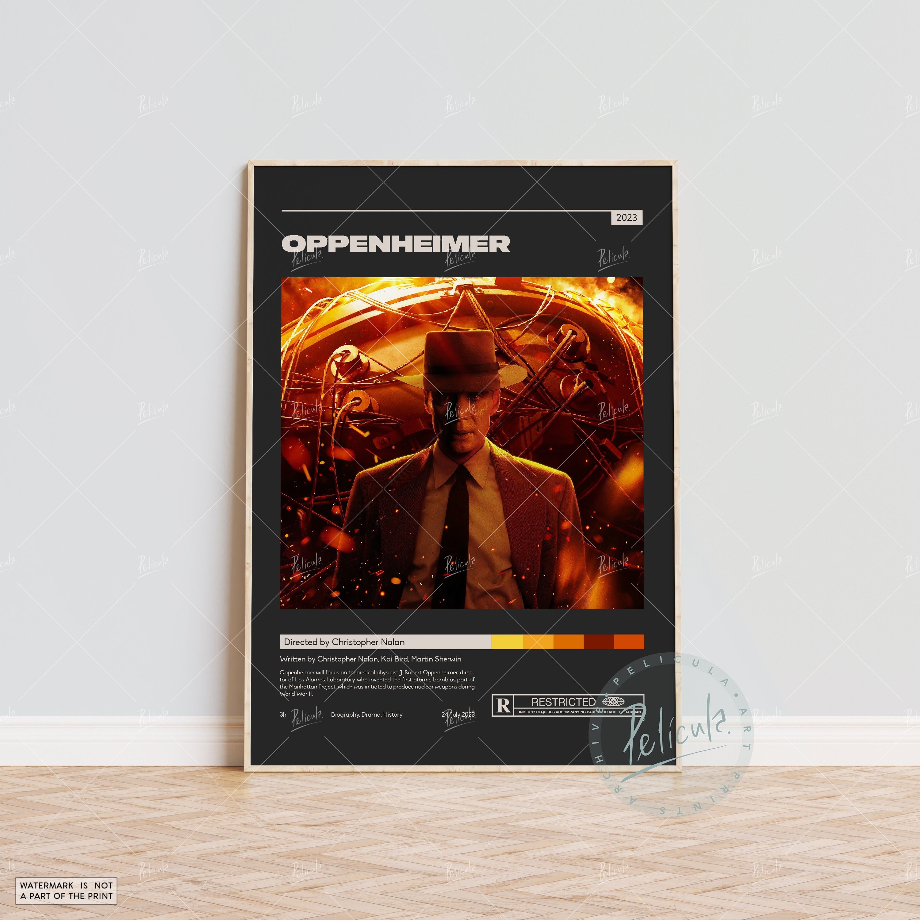 Oppenheimer Poster | Christopher Nolan