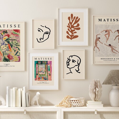 Matisse Poster Set Gallery Wall Art Museum Exhibition - Etsy