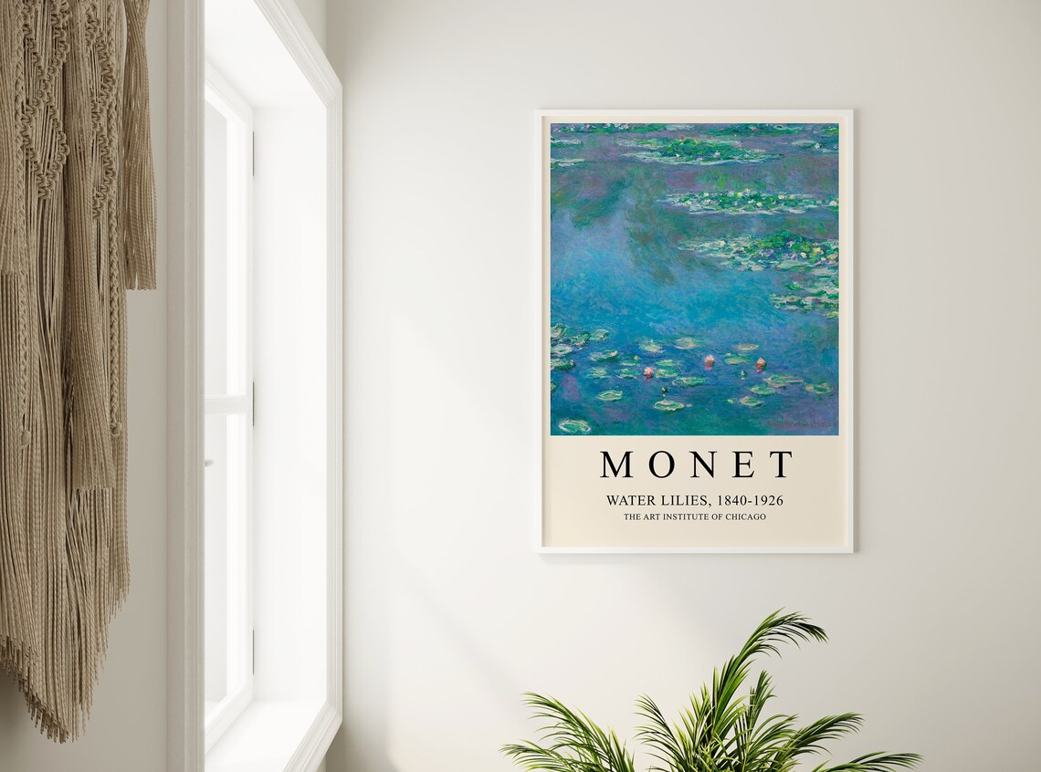 Monet Print Set of 3 Monet Poster Set Gallery Wall Set - Etsy