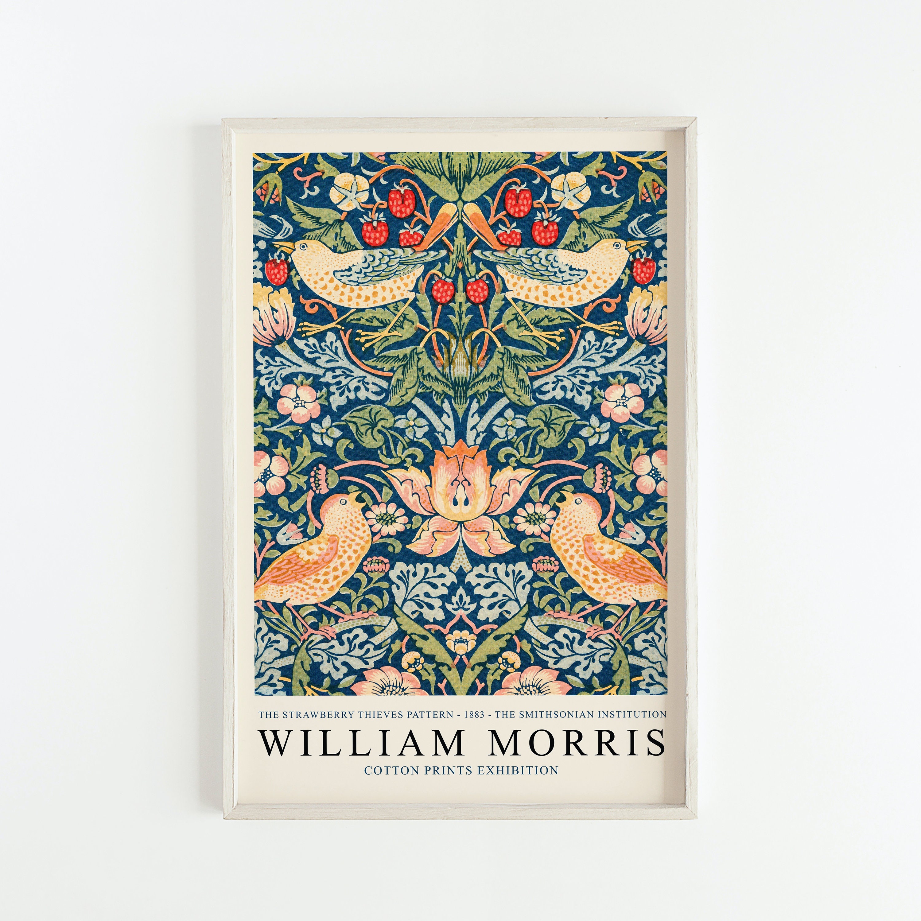William Morris Print Strawberry Thief Print Art Nouveau - Etsy