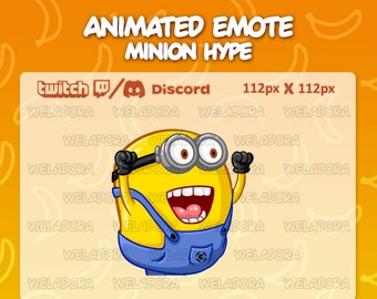 Animated Emote Funny Minion for Twitch - Etsy