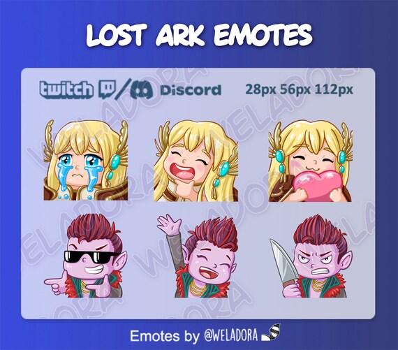 Lost Ark Beatrice & Kharmine Emotes Pack | Etsy